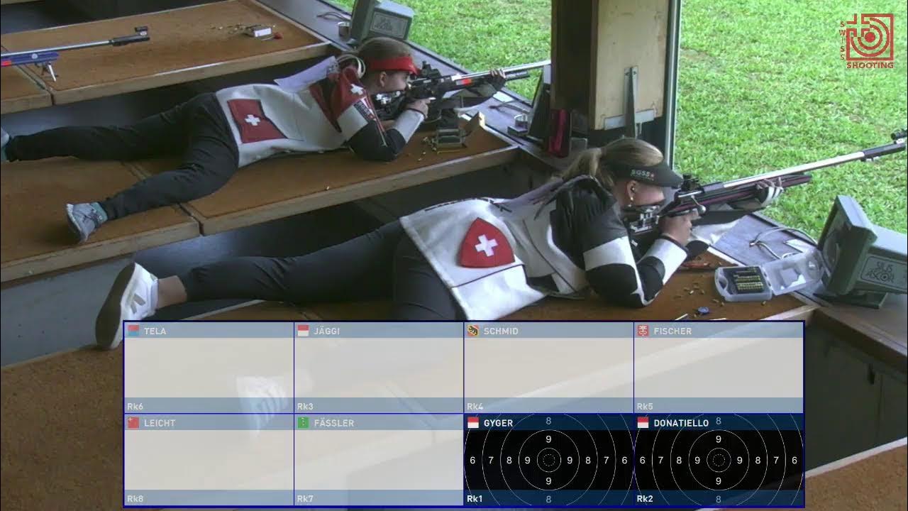 Schweizermeisterschaften 2024 - Gewehr 50m liegend Juniorinnen U19-U21 Final - YouTube