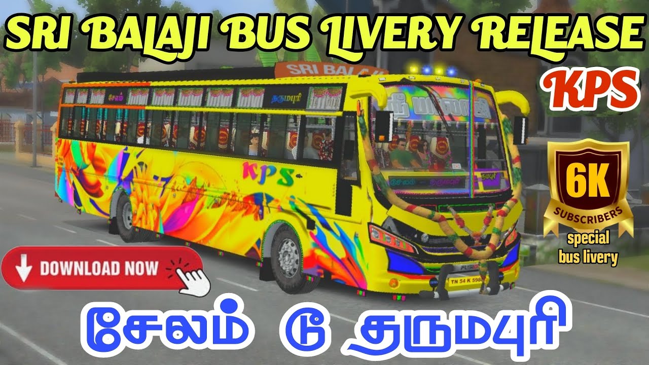 🥳🤩🎉 SRI BALAJI BUS LIVERY RELEASE DOWNLOAD LINK IN DESCRIPTION 🎀🥳# ...