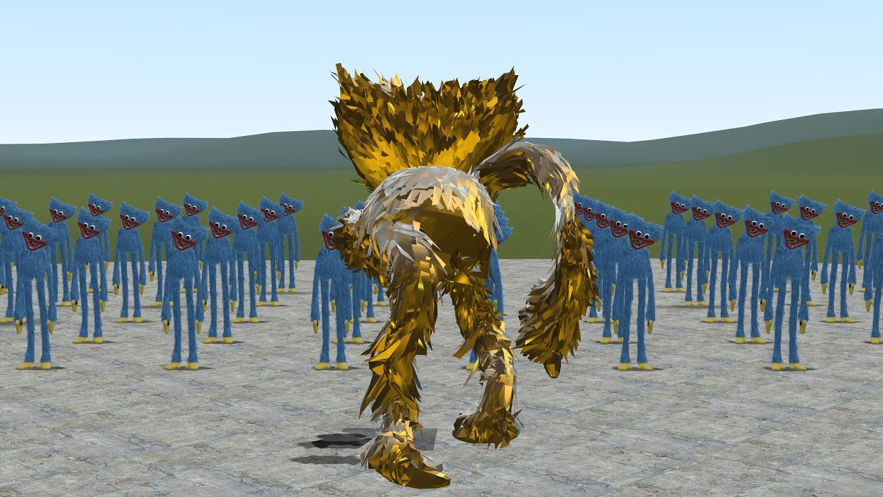I BECAME NEWEST GOLDEN HUGGY WUGGY!! Garry's Mod [Poppy Playtime] - YouTube