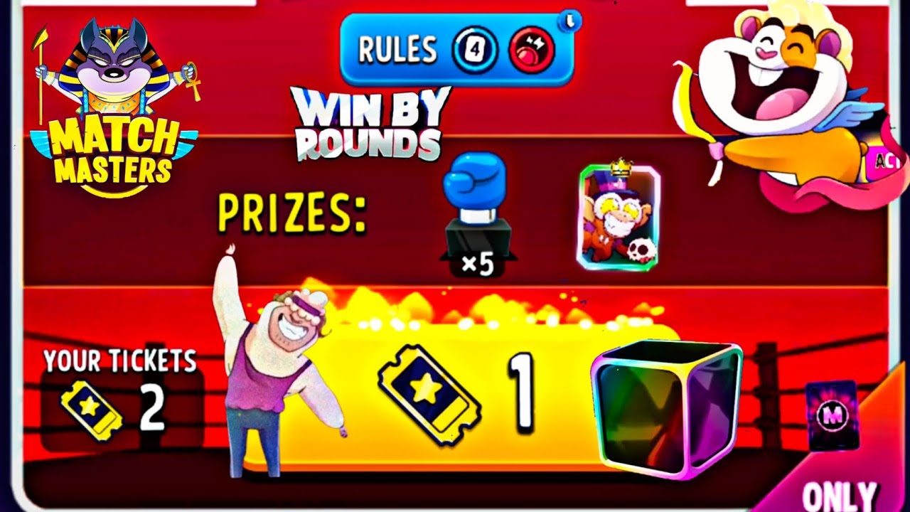 Match Masters win by rounds diamond booster tournament valentine vinnie ...