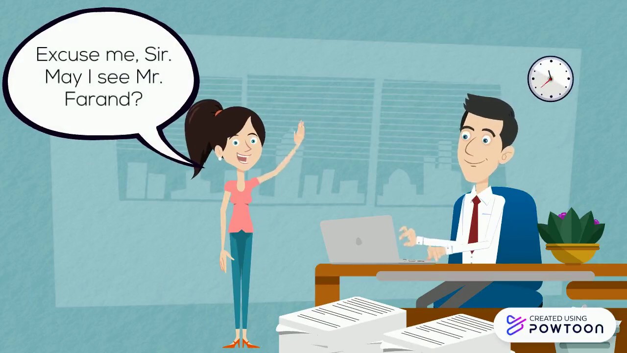 Introducing yourself (formal situation) - YouTube