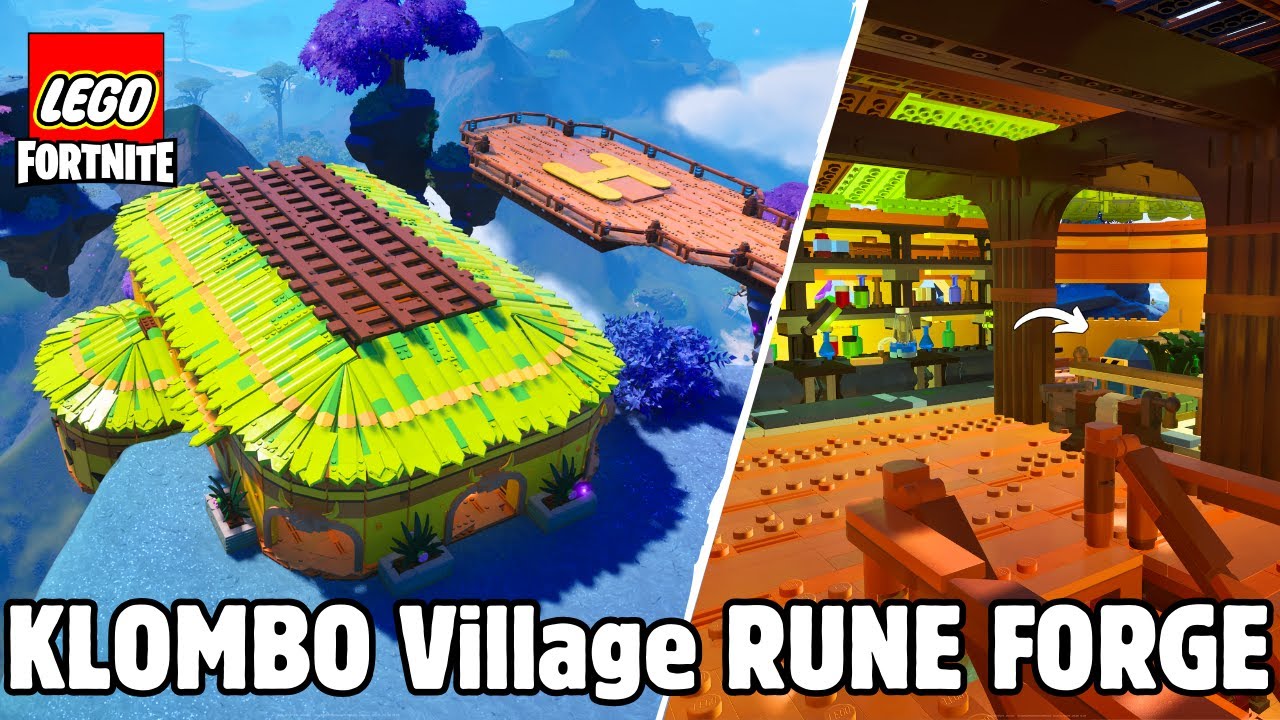 INCREDIBLE New KLOMBO Rune Forge Build! In Lego Fortnite - YouTube