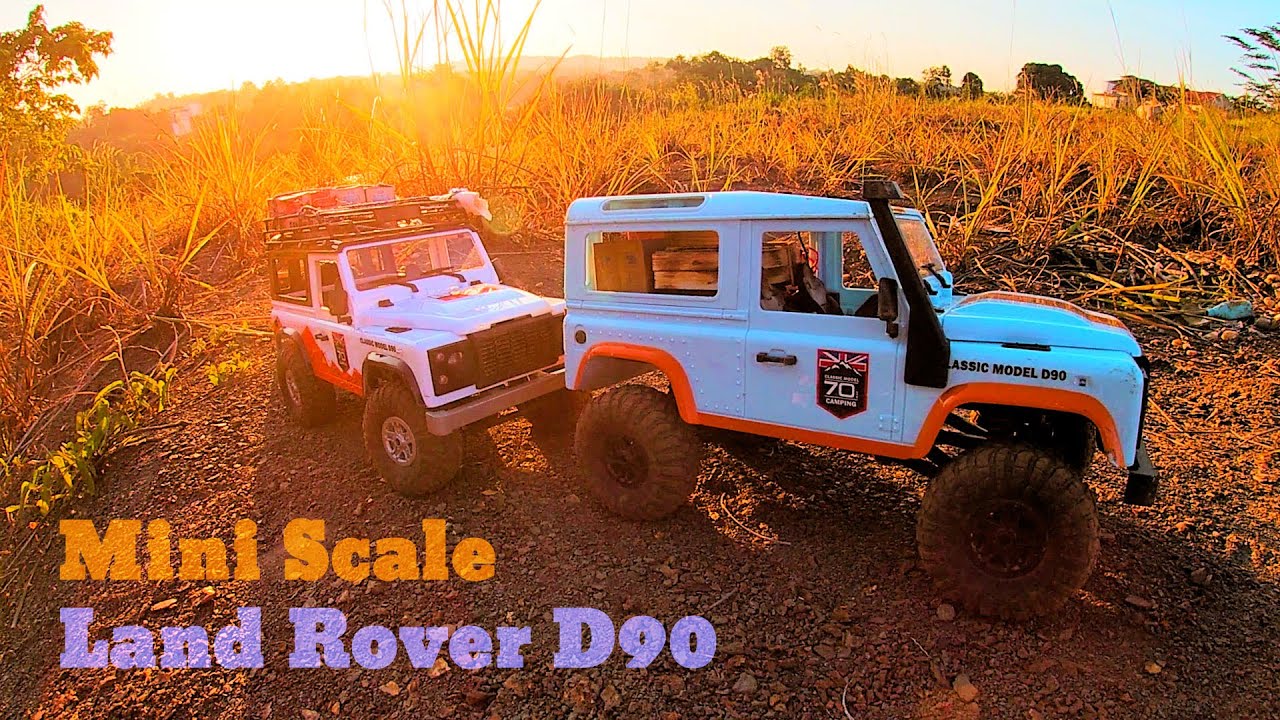 Mini Scale Land Rover D90 | MN90 Semi Propo & MN99 Full Propo - YouTube