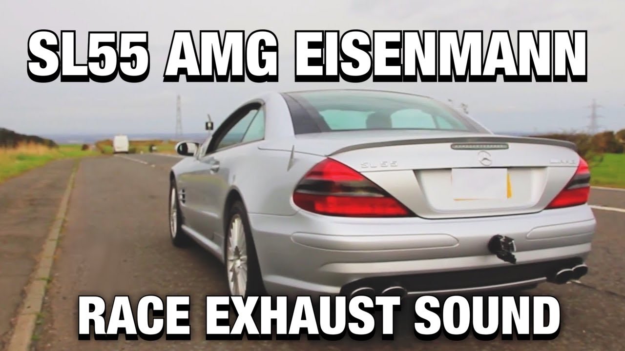 BEST SOUNDING MERCEDES SL55 EXHAUST!! Eisenmann Race Exhaust System ...