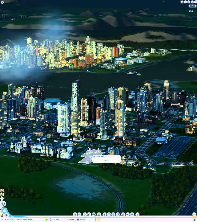SimCity 2013 1920x2160 AMD eyefinity display group - YouTube