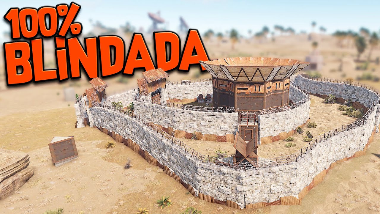 BASE ANTI-RAID TOTALMENTE BLINDADA ‹ Rust › Wipe 25 ep 6 - YouTube