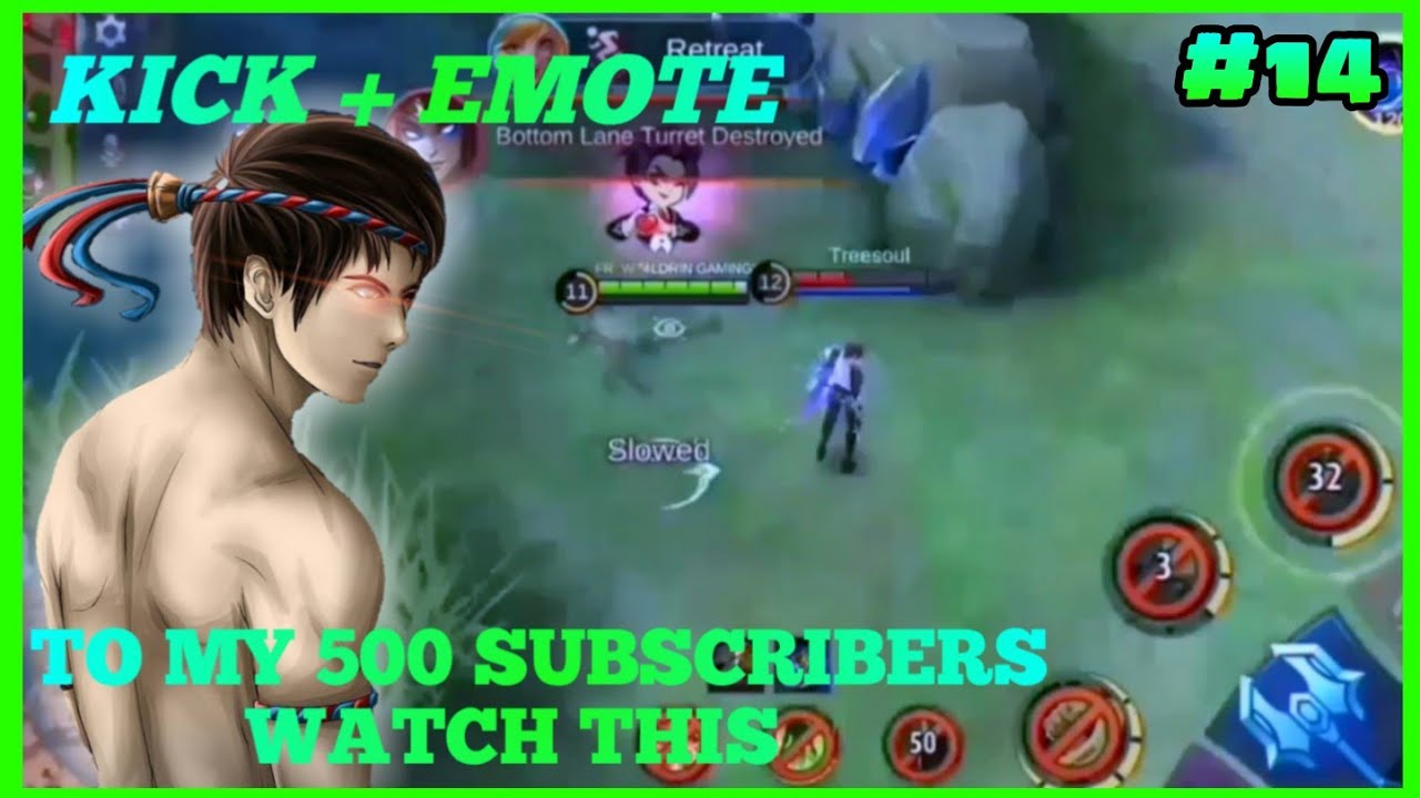 TO MY 500 SUBSCRIBERS WATCH THIS 🔥( KICK + EMOTE ) /CHOU MONTAGE • 14 ...