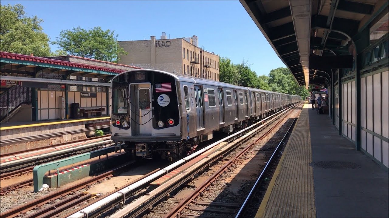 NYC Subway HD 60fps: R179 3010-3019 EMI Test Train On The B & Q Lines ...