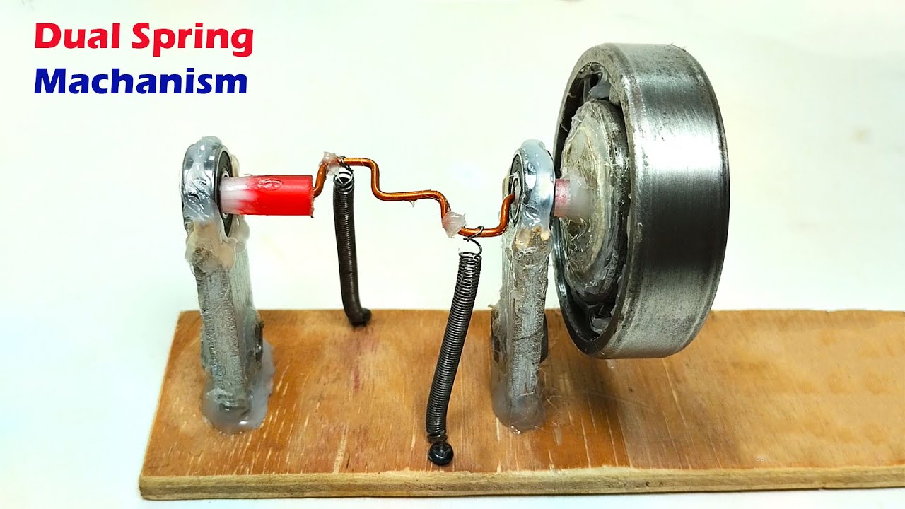 Free Energy Generator From Dual Spring Machine Generator I Flywheel ...