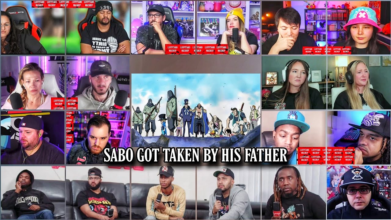 Sabo Got Taken By His Father Reaction Mashup | One Piece Episode 500 ...