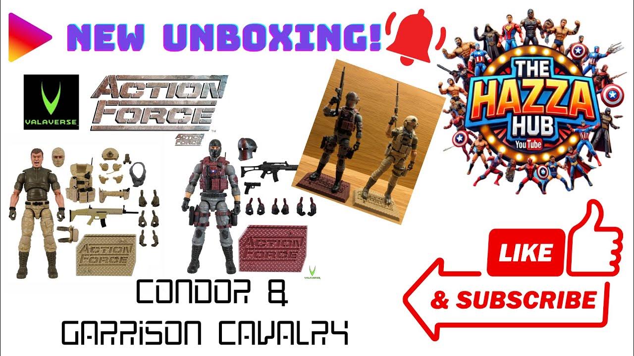 Action Force Valaverse Condor & Garrison unboxing - YouTube