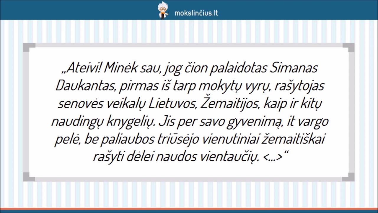 Simonas Daukantas – „Būdas senovės lietuvių, kalnėnų ir žemaičių ...
