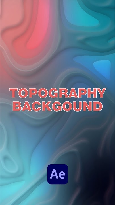 How to make a procedural background in after effects - YouTube