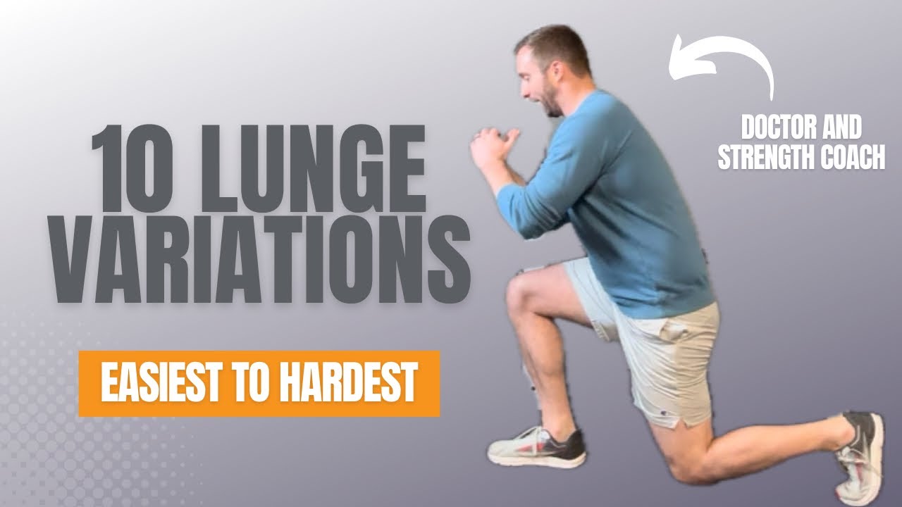 10 Variations Of The Reverse Lunge (From Easiest To Hardest) - YouTube