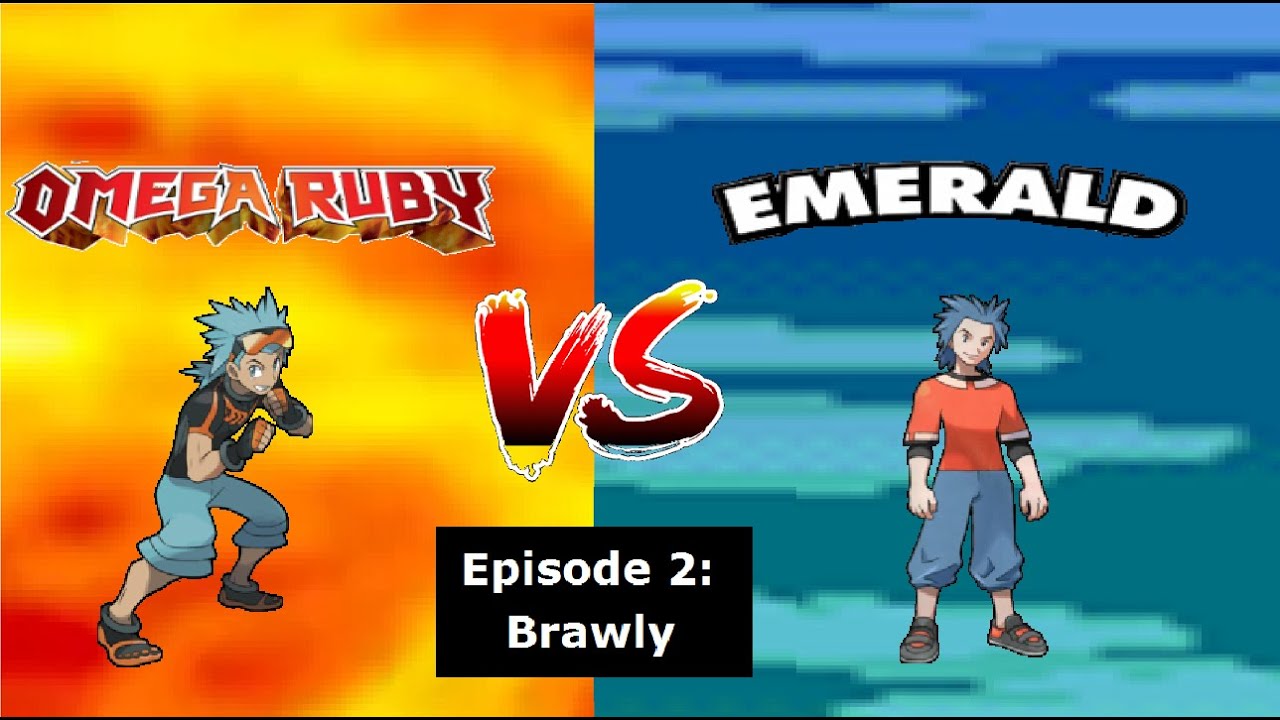 Pokémon Omega Ruby vs. Emerald [Episode 2 - Brawly] - YouTube