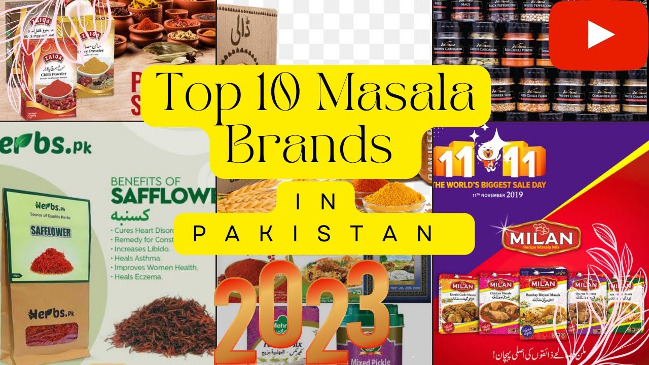 TOP 10 MASALA BRANDS IN PAKISTAN IN 2023 - YouTube