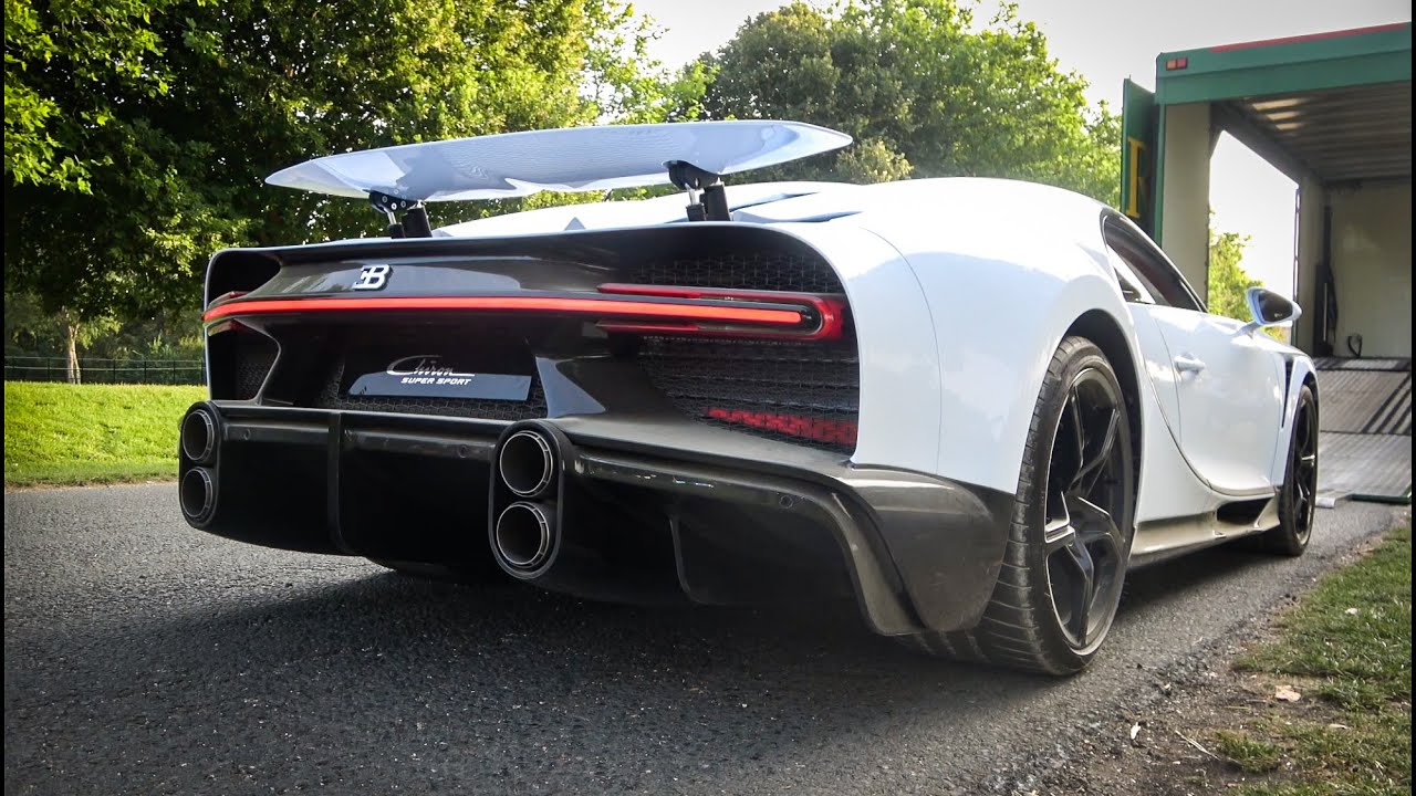 $3.2Million Bugatti Chiron SuperSport Start up and engine sounds! - YouTube