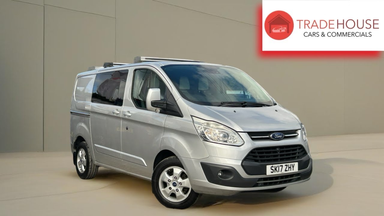 Ford Transit Custom Crew Cab Silver 2017 - YouTube