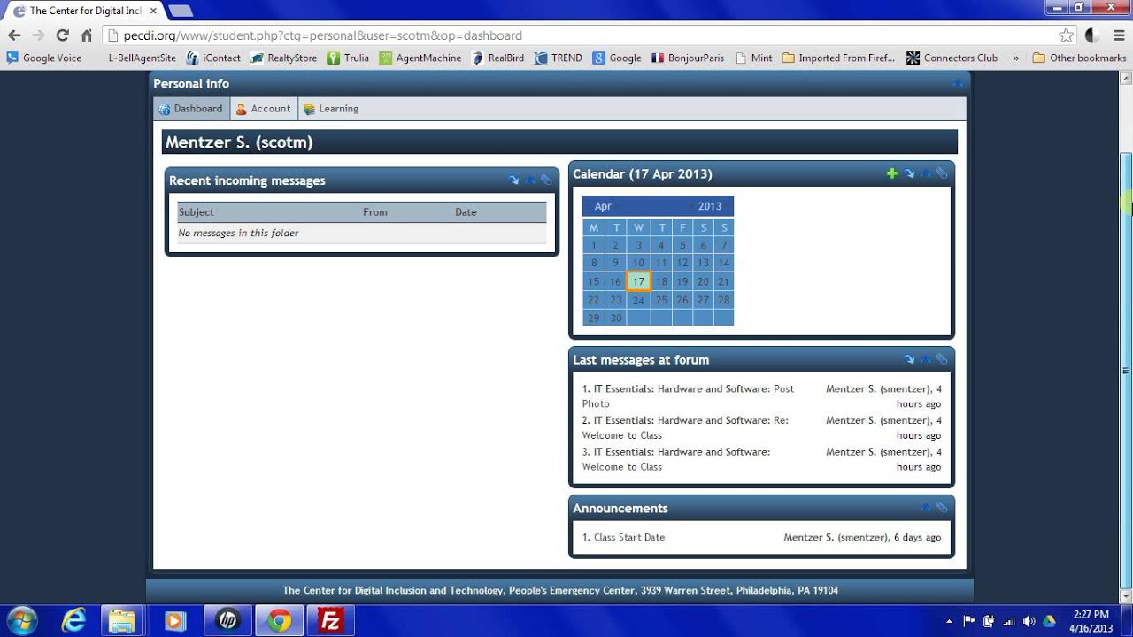Overview of CDIT eFront Account Setting - YouTube