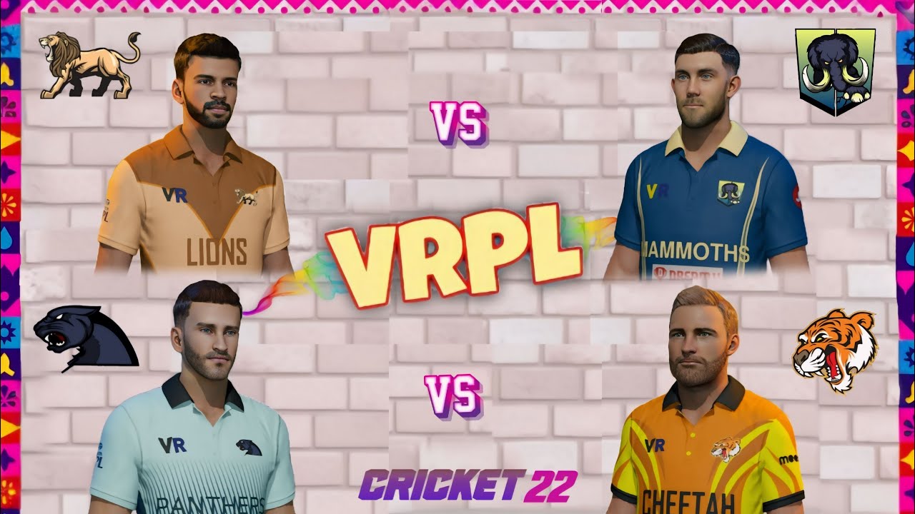 VRPL Match No 16 & 17 | Gujarat Lions vs Mumbai Mammoths | Punjab ...