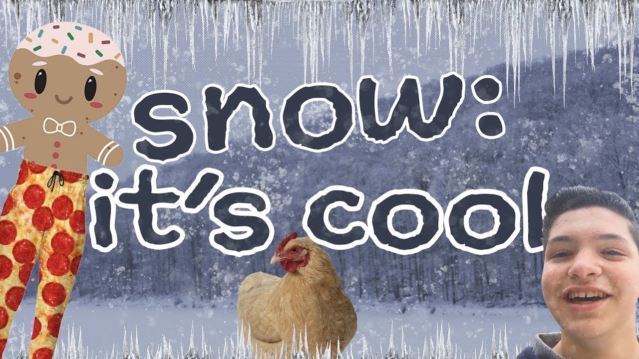 Snow: It's cool - SNOW DAY VLOG⛄ - FREEZING RAIN STORM!!! - YouTube