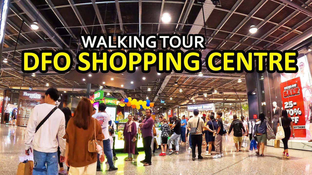 DFO Shopping Centre, walking around the various shops (Perth, Australia ...