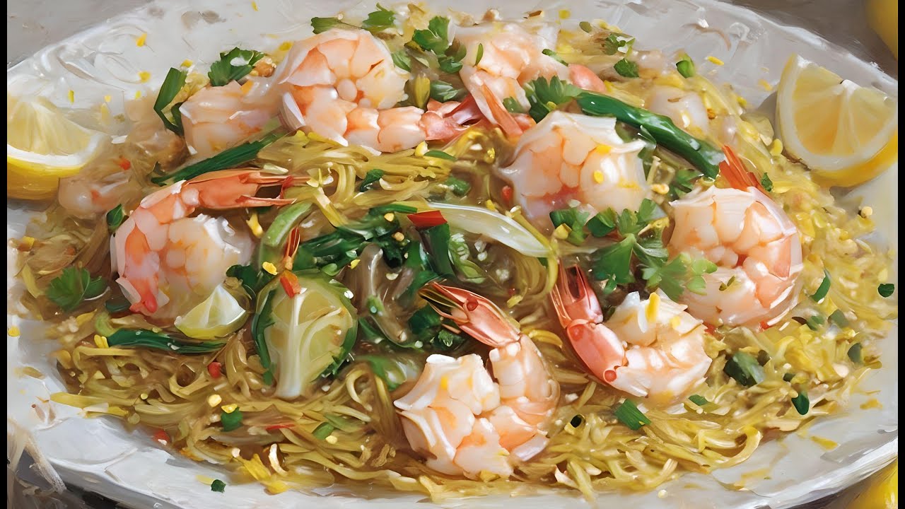 Lemon Garlic Shrimp Stir Fry - YouTube