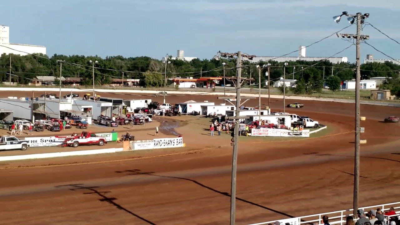 RACING AT ENID SPEEDWAY AGAIN!! (MINI STOCK'S 7-8-1) - YouTube