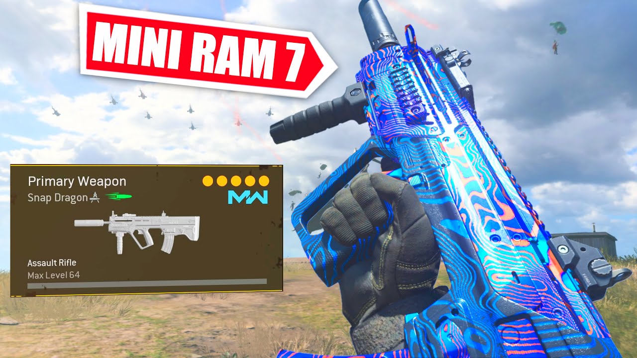 The MINI RAM-7 Smg Build In Warzone (Rebirth Island Gameplay) *NEW* Hip ...