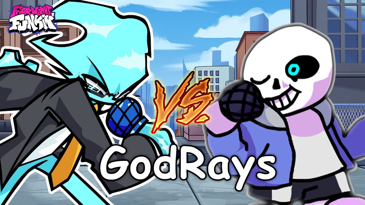 GodRays but Sans vs Solazar (FNF Entity) - YouTube