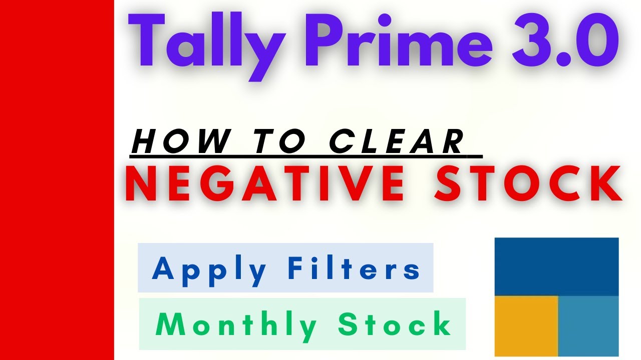 How To Clear Negative Stock In Tally Prime 3 0 Tally Prime 3 0 how-to-clear-negative-stock-in-tally-prime-3-0-tally-prime-3-0