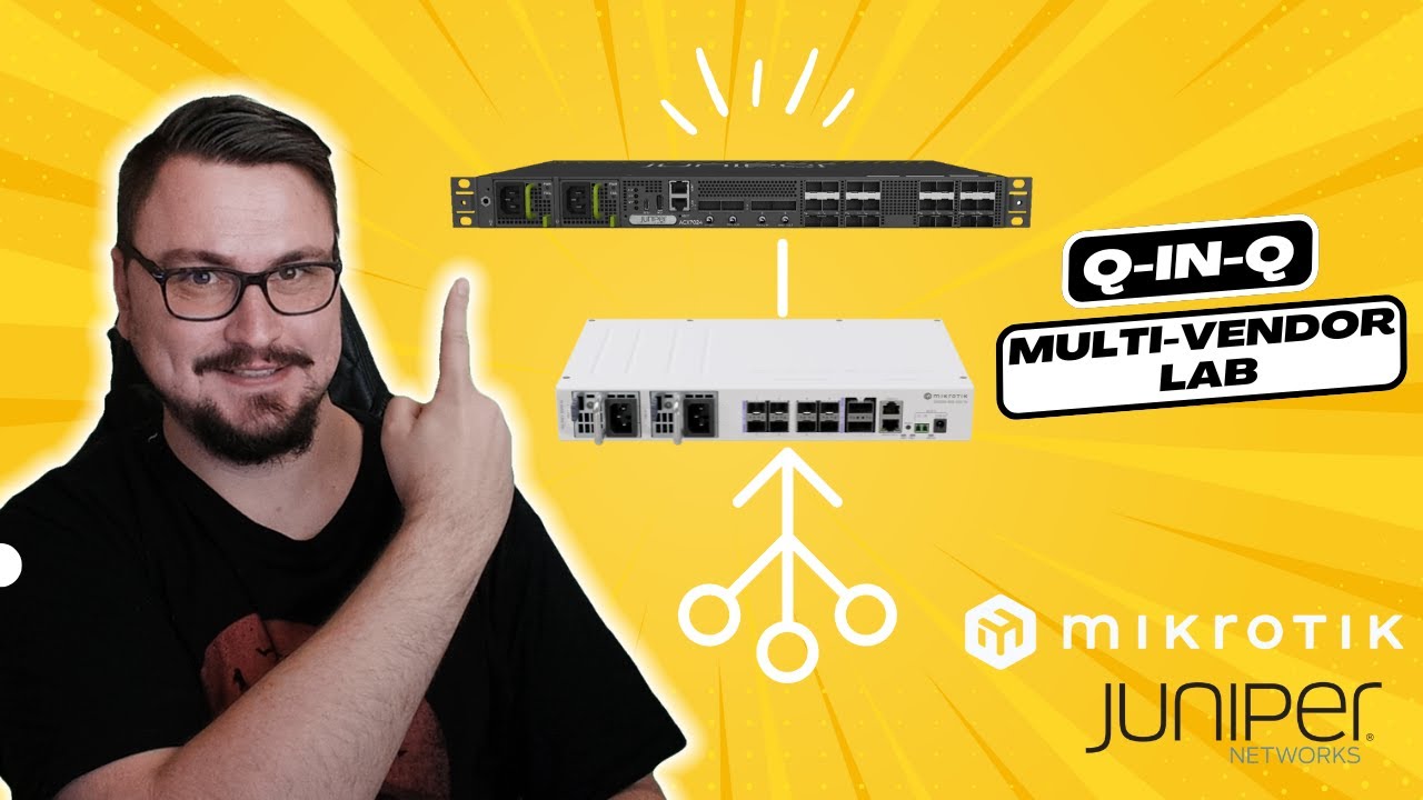 Enhancing Network Efficiency with Q-in-Q on Juniper and MikroTik - YouTube