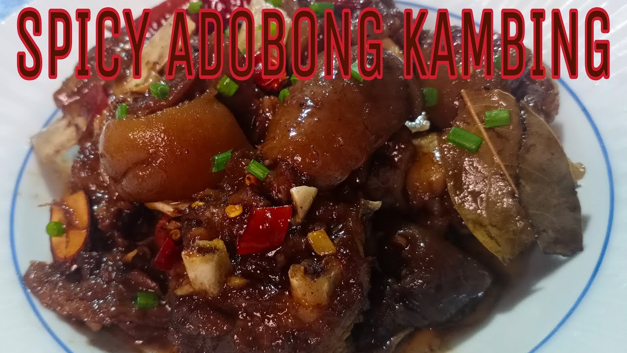 How to cook SPICY ADOBONG KAMBING |By pards - YouTube