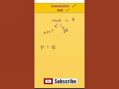 Connectives - NOR - Truth Table- Mathematical Logic - Discrete Math - YouTube