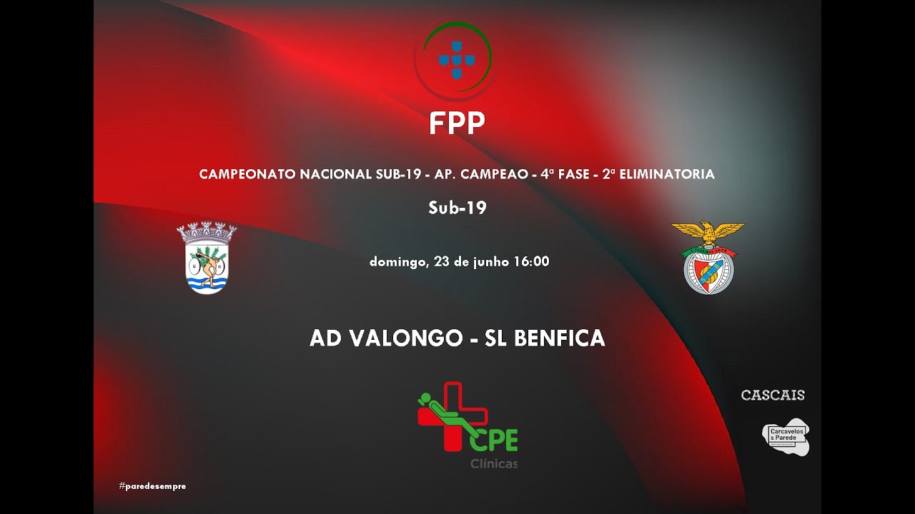 AD Valongo - SL Benfica (Sub-19) - YouTube