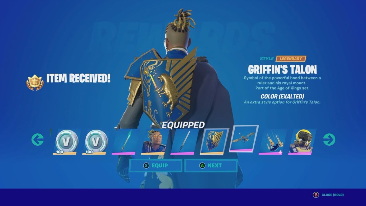 How to Unlock Griffin's Talon Color (Exalted) in Fortnite | Battle Pass ...