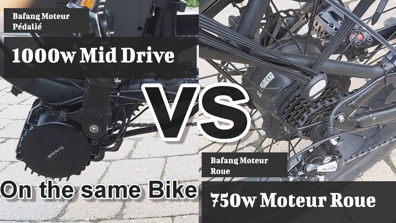 Bafang Hub 750w VS Bafang BBSHD 1000w Mid Drive. Test Comparaison on ...