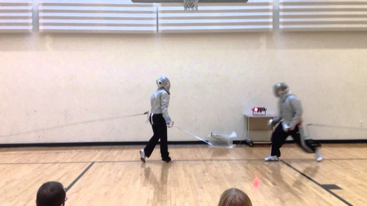 Adelphi Fencing Club Practice Saber - YouTube