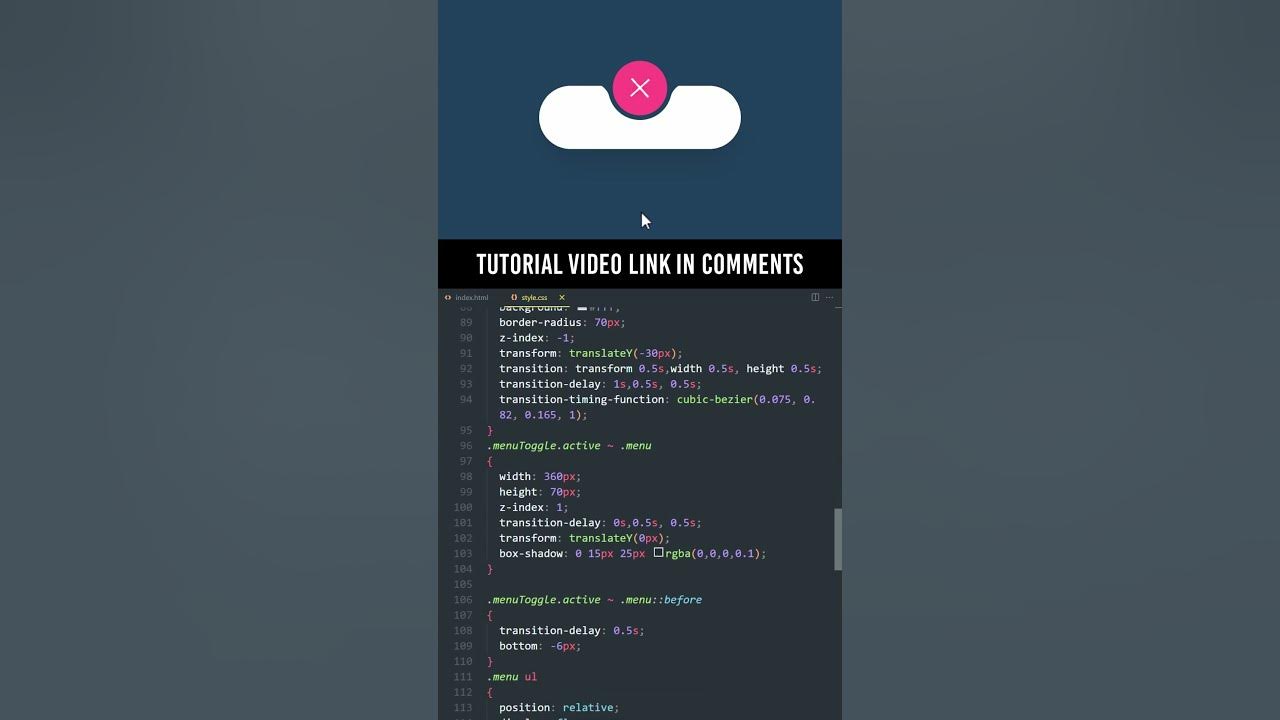 How To Create Bottom Navigation Bar Css Javascript Navbar Shorts Youtube