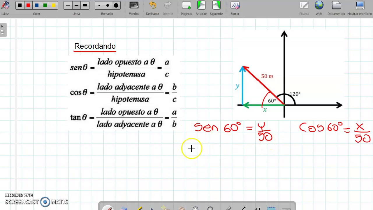 Actividad 2 componentes rectangulares de un vector - YouTube