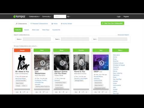 Kompoz Tutorial  Finding Songs HD