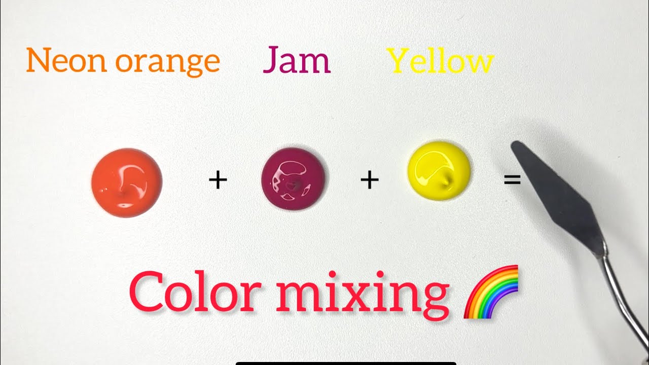 Guess the final color 🎨 | Color mixing | ASMR paint video | Satisfying ...