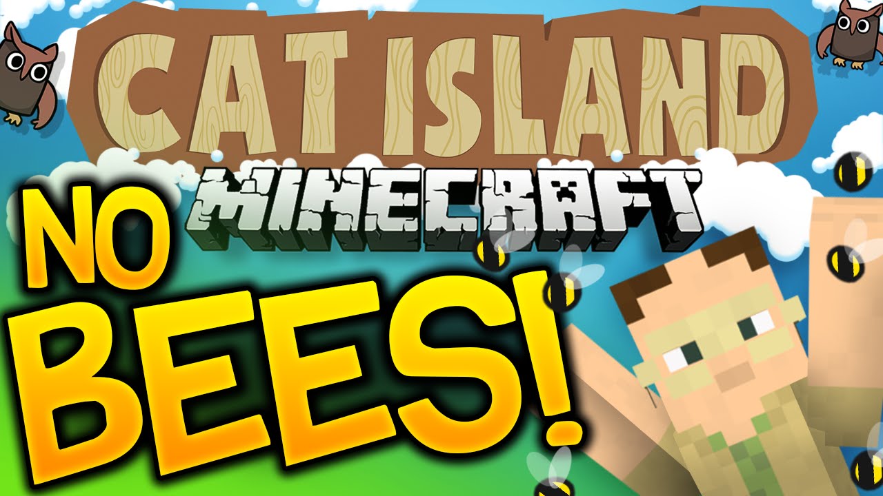 Minecraft: Cat Island #4 - No Bees! - YouTube