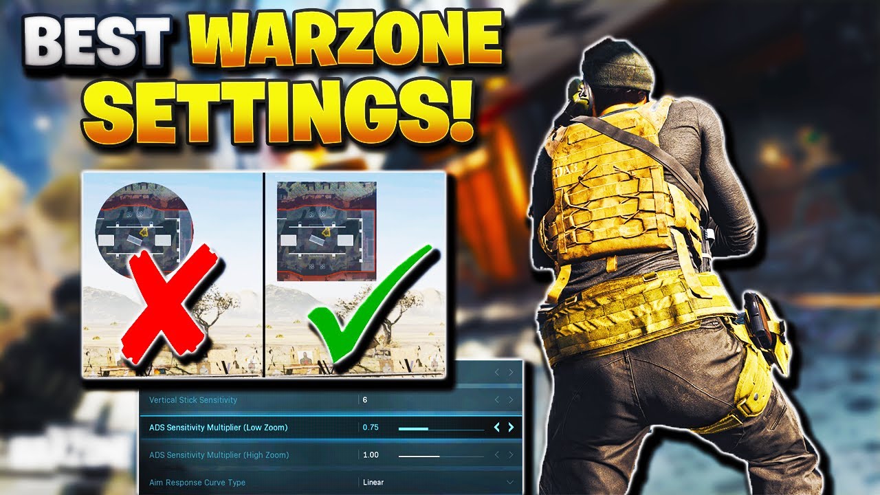 CALL OF DUTY WARZONE BEST SETTINGS and SENSITIVITY GUIDE! (MODERN ...