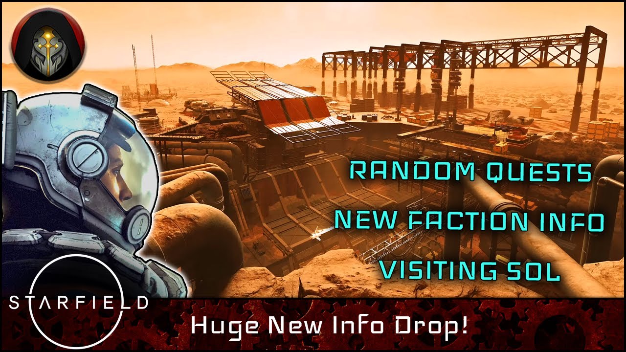 STARFIELD | New Info Revealed! - Random Quest Encounters, The Sol ...