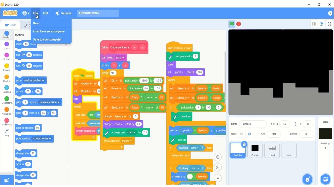 How to save and load scratch projects - YouTube