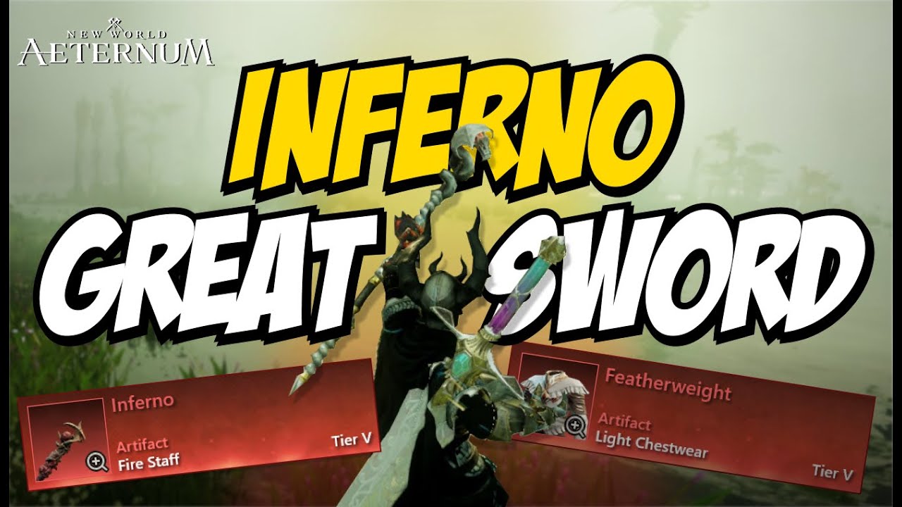 🎮 New World | Inferno & Great sword ⚔️ - YouTube
