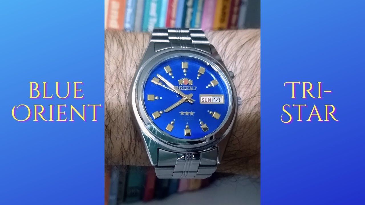 Blue Orient Tri-Star Watch Review - YouTube