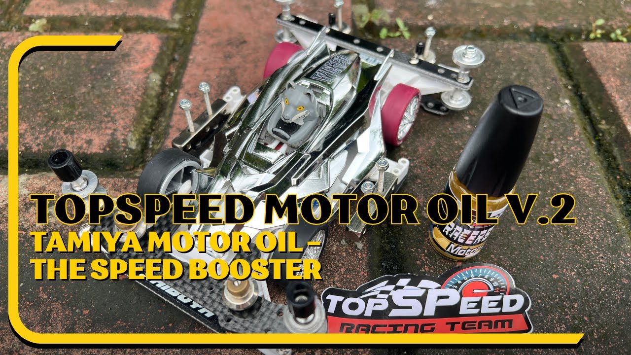 Tamiya Mini 4WD - Topspeed Motor Oil V.2 (The Speed Booster) - YouTube