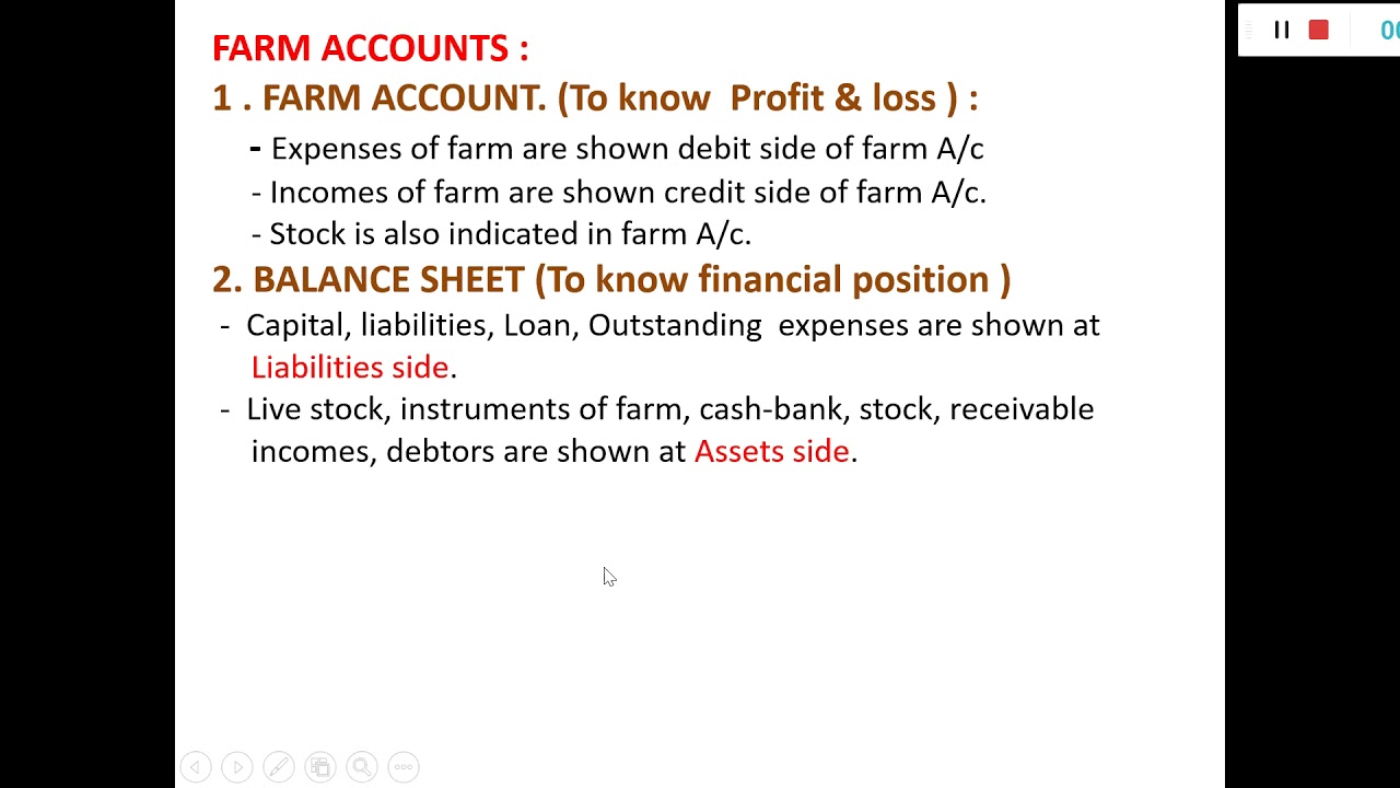 Farm Accounts - YouTube